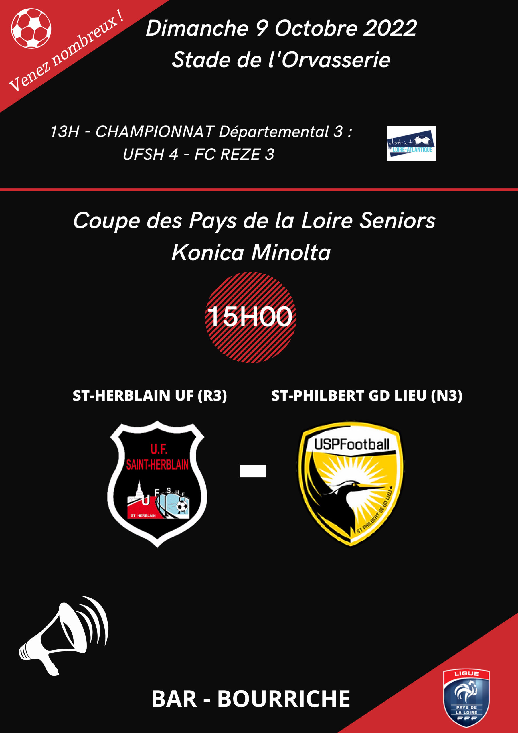UFSH Foot - Coupe Pays de la Loire 9 octobre 2022 - OSH